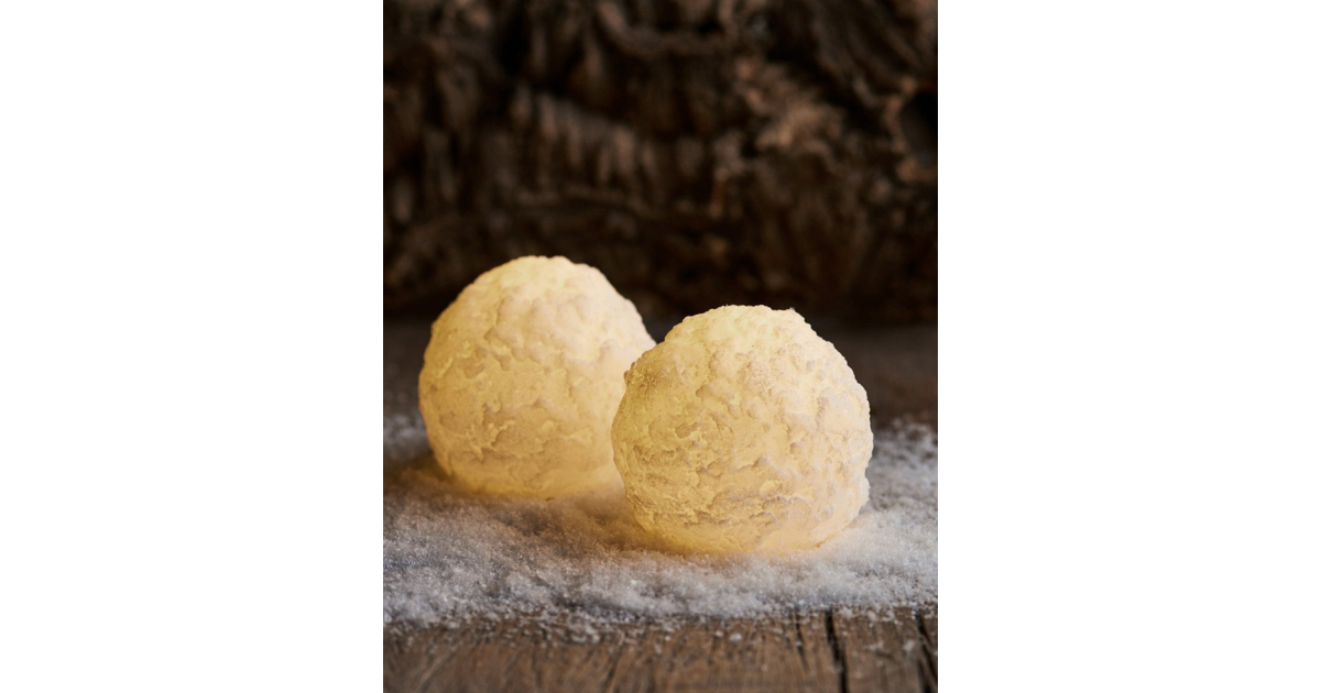 Svietiace snehové gule Snehové gule - sada 2 kusov | Elarte